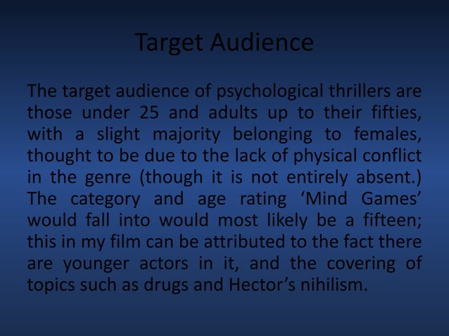 Evaluation - Audience Feedback | PPT