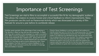 What have you learnt from your audience feedback?, question 3 | PPT