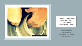 What information is omitted | PDF