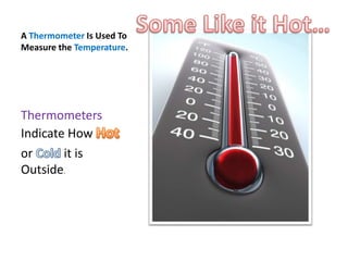 What instruments do we use to measure weather | PPT