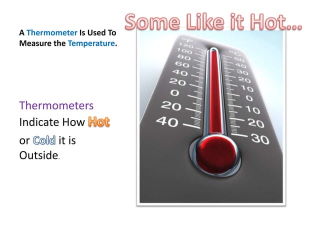 What instruments do we use to measure weather | PPT