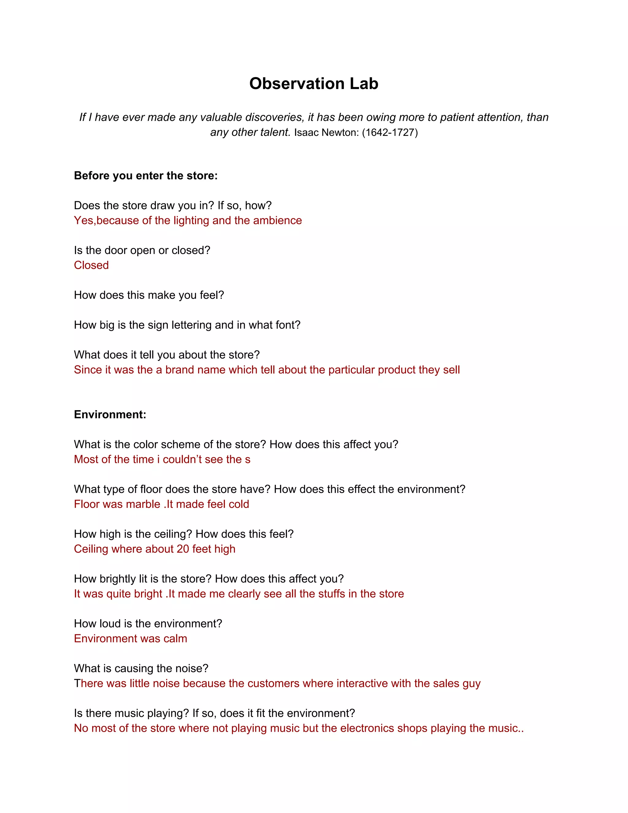 What i observed | PDF