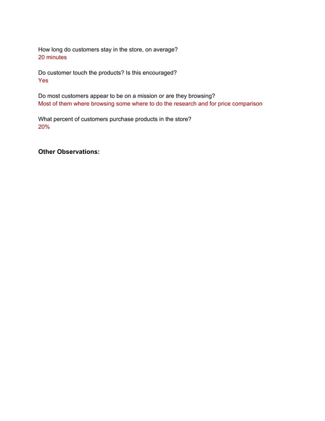What i observed | PDF