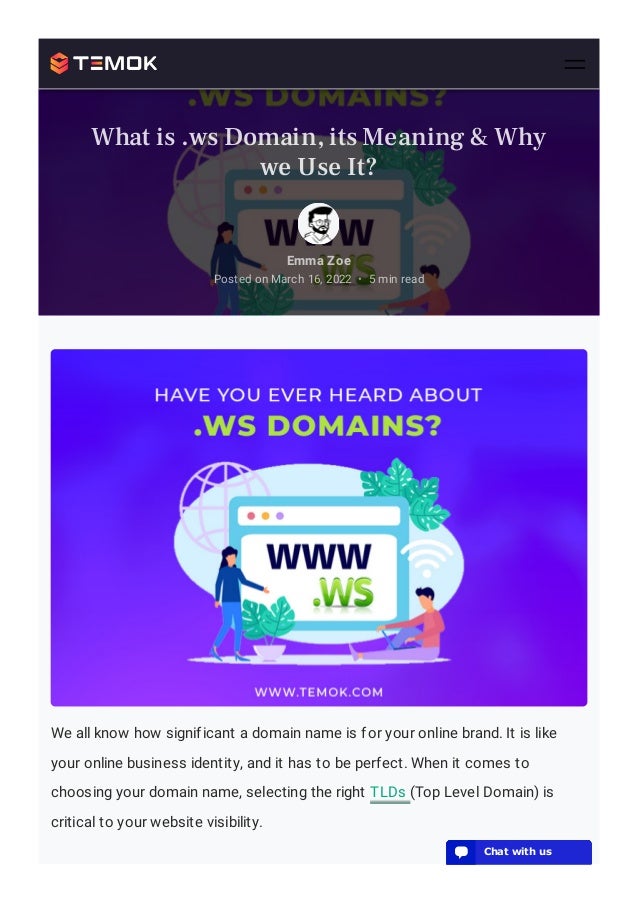 What Is ws Domain Its Meaning Why We Use It What Is ws Domain Its Meaning Why We Use It