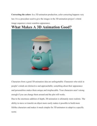 What is 3D Animation | PDF