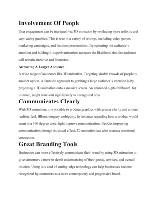 What is 3D Animation | PDF