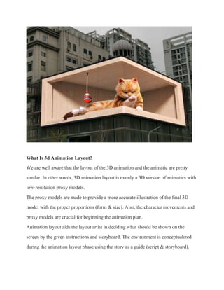 What is 3D Animation | PDF