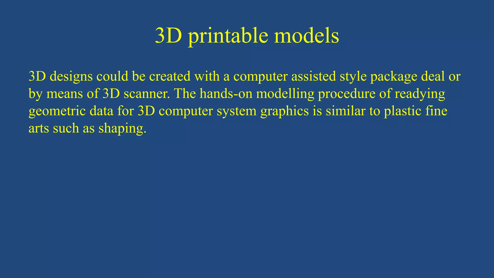 What is 3d printing | PPTX | 3-D Graphics | Computer Software and ...