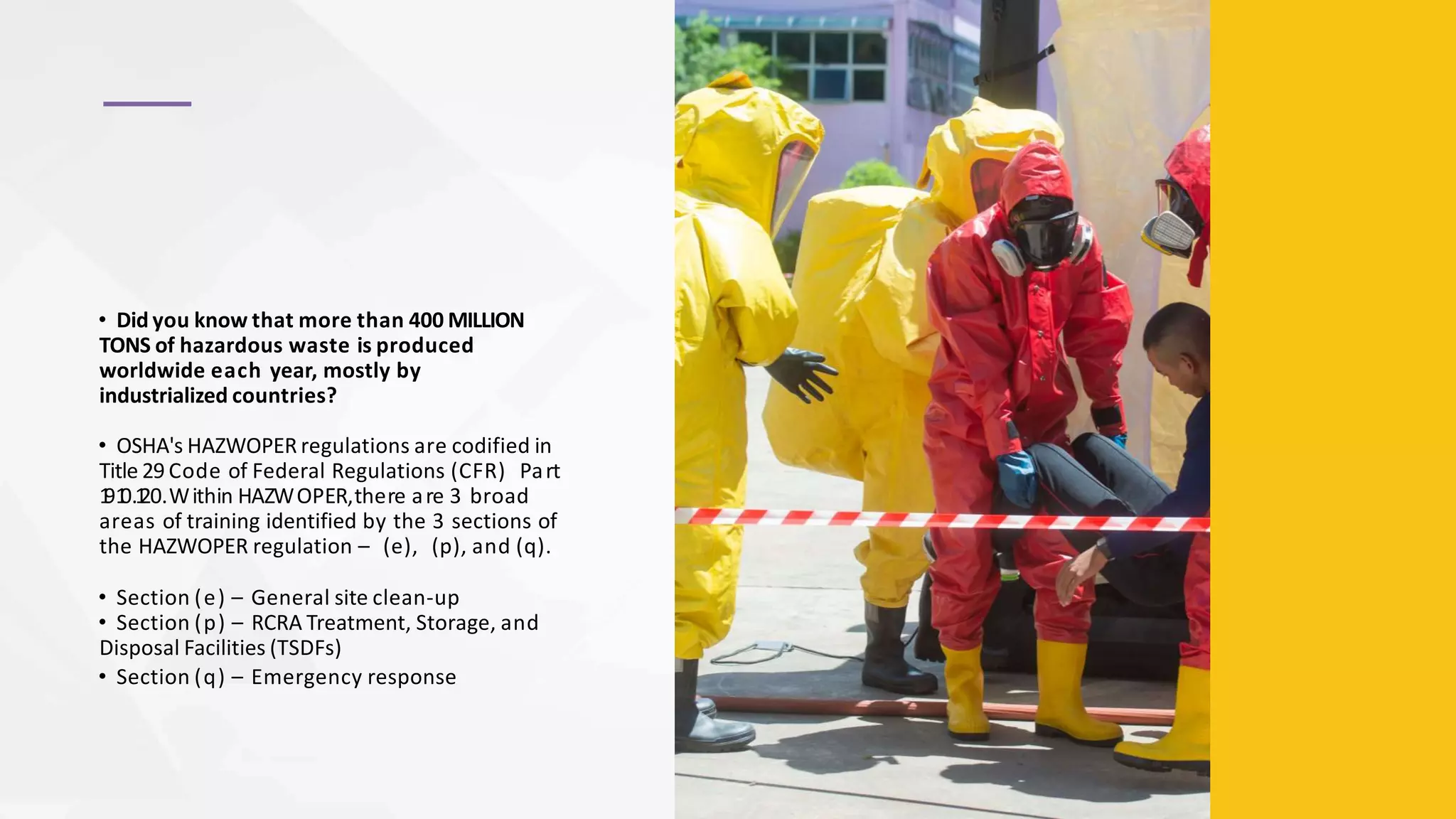 What Is 40 Hour HAZWOPER Training & Why It’s Important? | PPTX