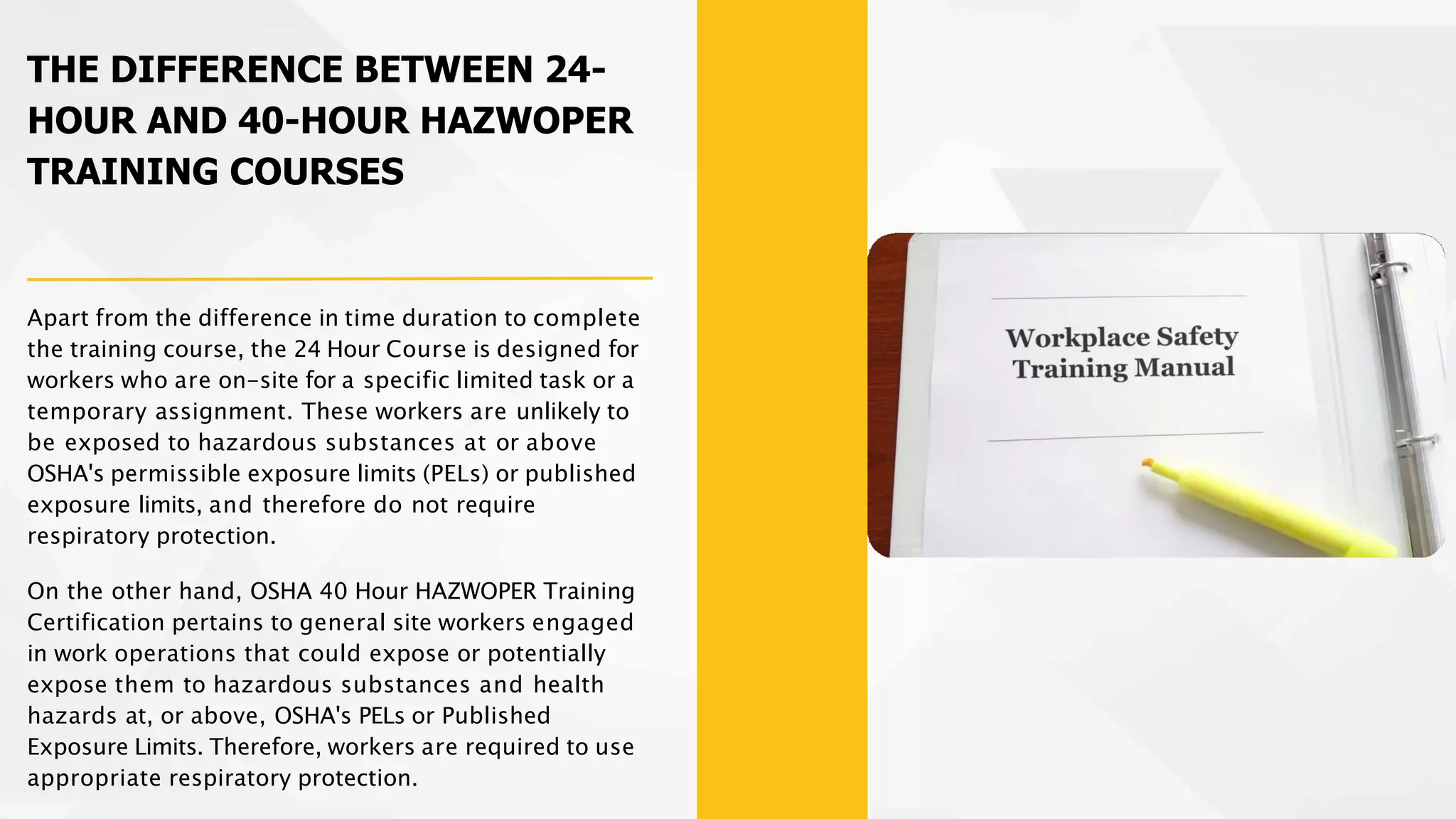 What Is 40 Hour HAZWOPER Training & Why It’s Important? | PPTX