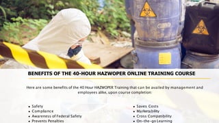 What Is 40 Hour HAZWOPER Training & Why It’s Important? | PPTX