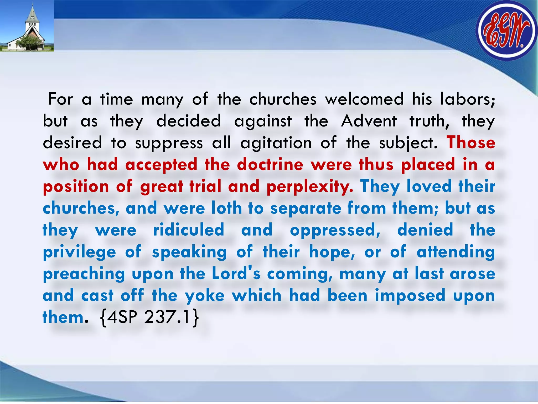 What is 7th day adventism | PDF | Christianity | Religion & Spirituality