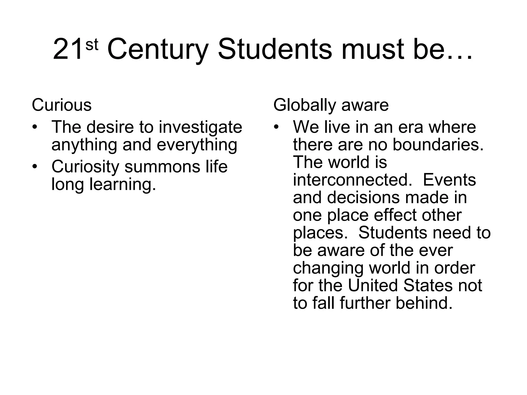 What is a 21st century learner | PPT