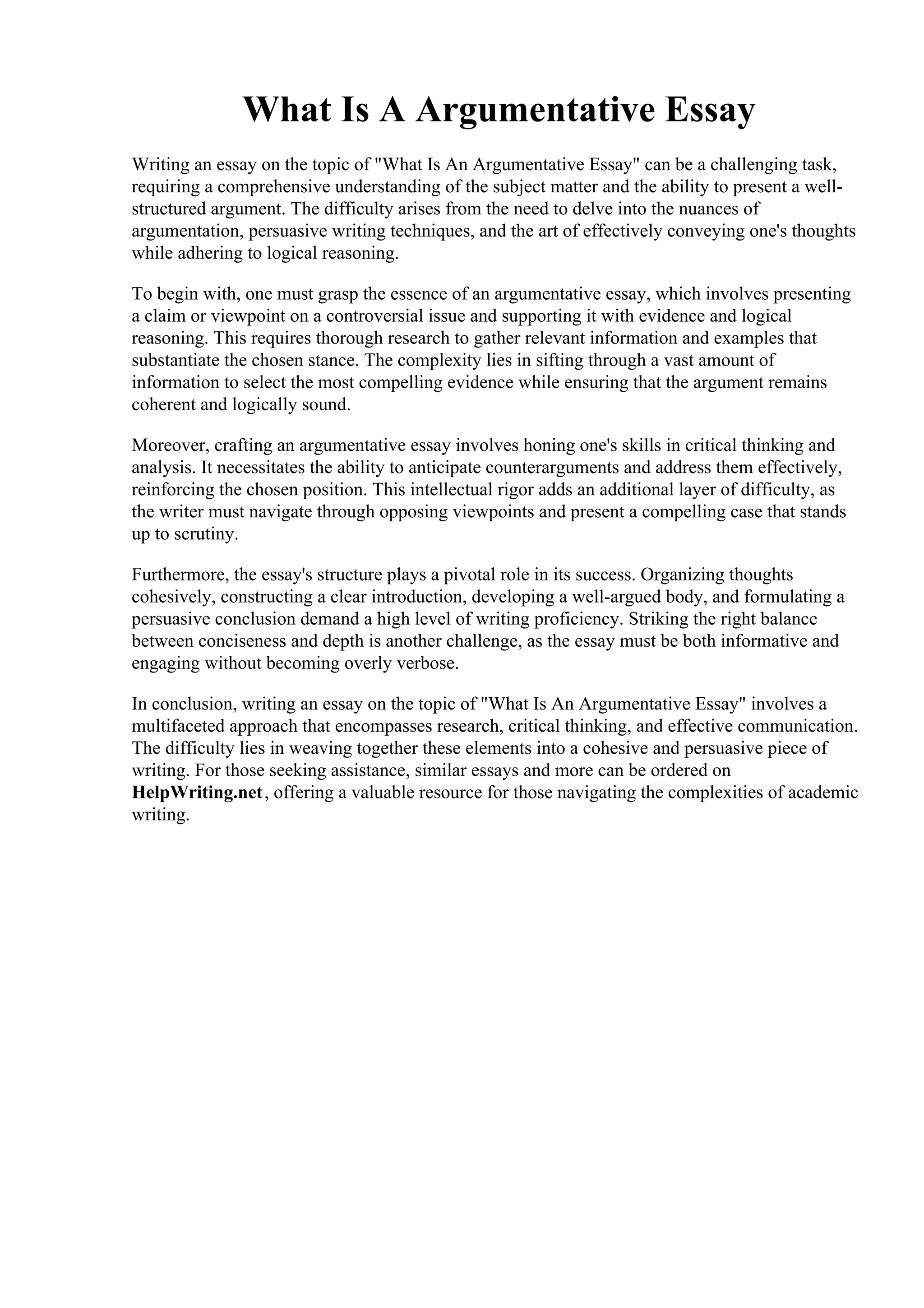 What Is A Argumentative Essay.pdf