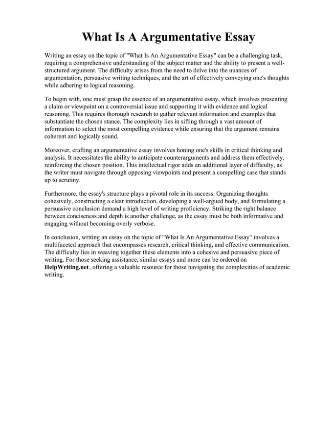 What Is A Argumentative Essay.pdf