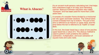 What is abacus Maths | PPT