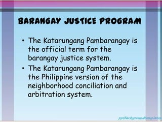 What is a barangay? | PPTX