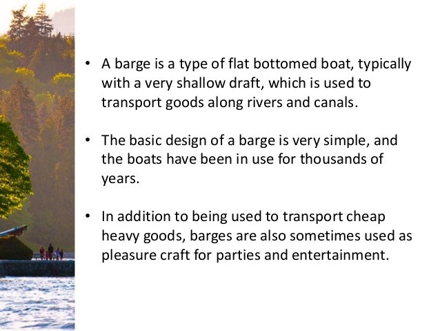 What is a Barge?
