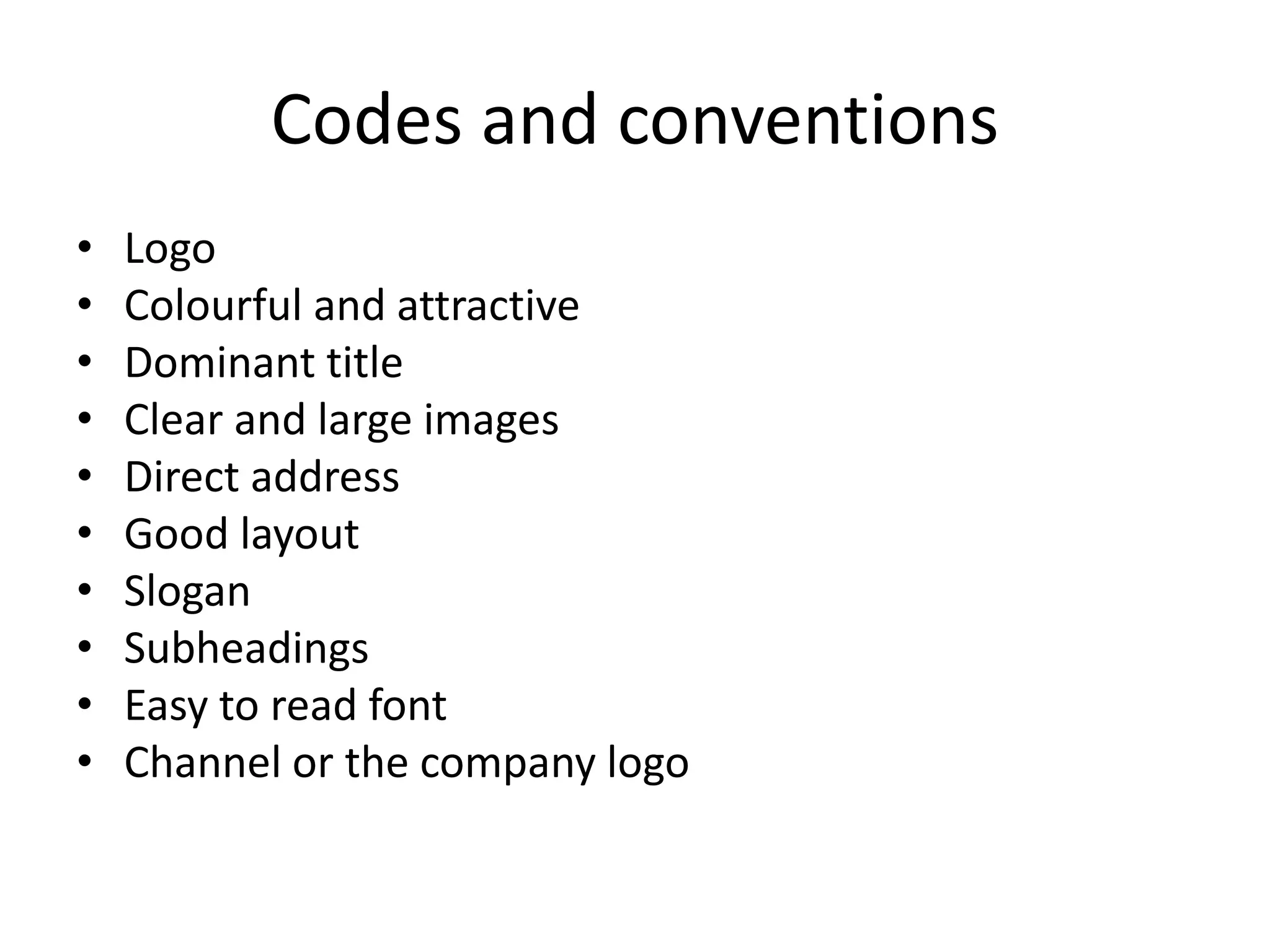 Codes and conventions of a billboard | PPT | Free Download