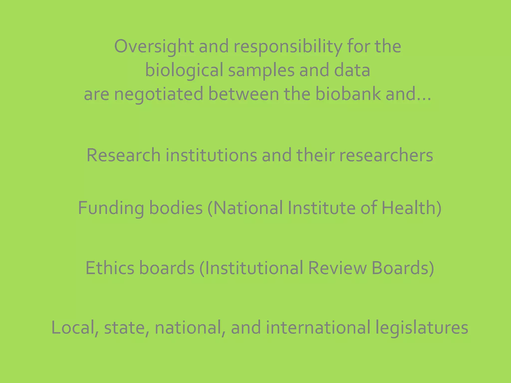 What Is A Biobank Updated | PPT