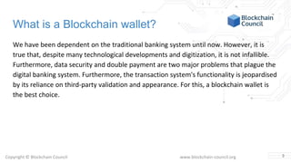 What is a blockchain wallet | PPTX
