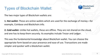 What is a blockchain wallet | PPTX