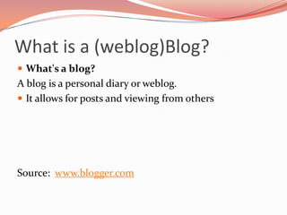Whatisablog | PPT