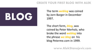 What is a blog | PDF