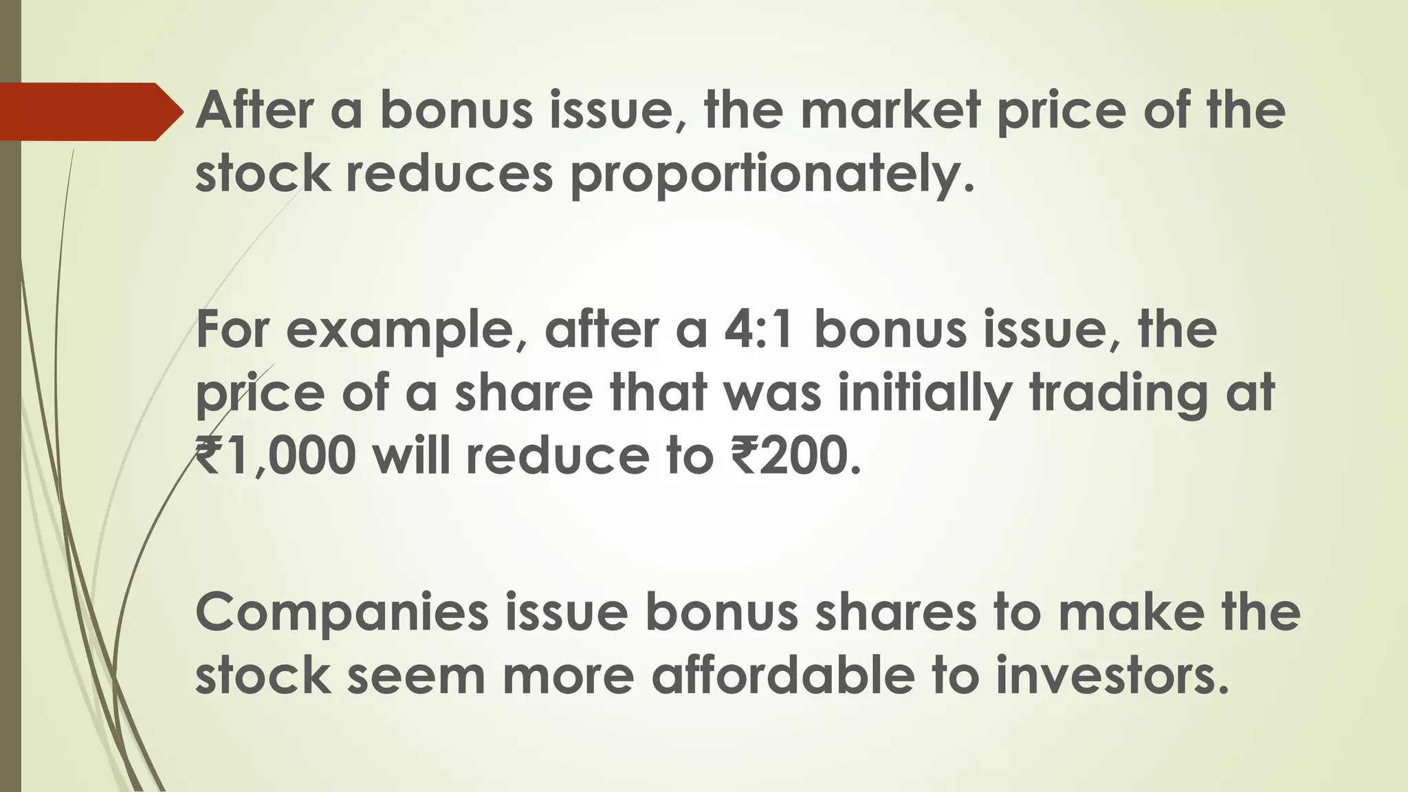 What is a bonus share | PDF