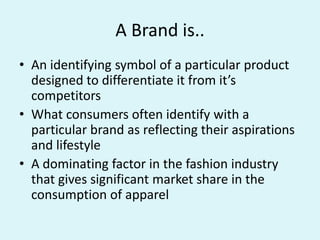 What is a brand | PPTX