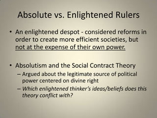 What is absolutism | PPTX