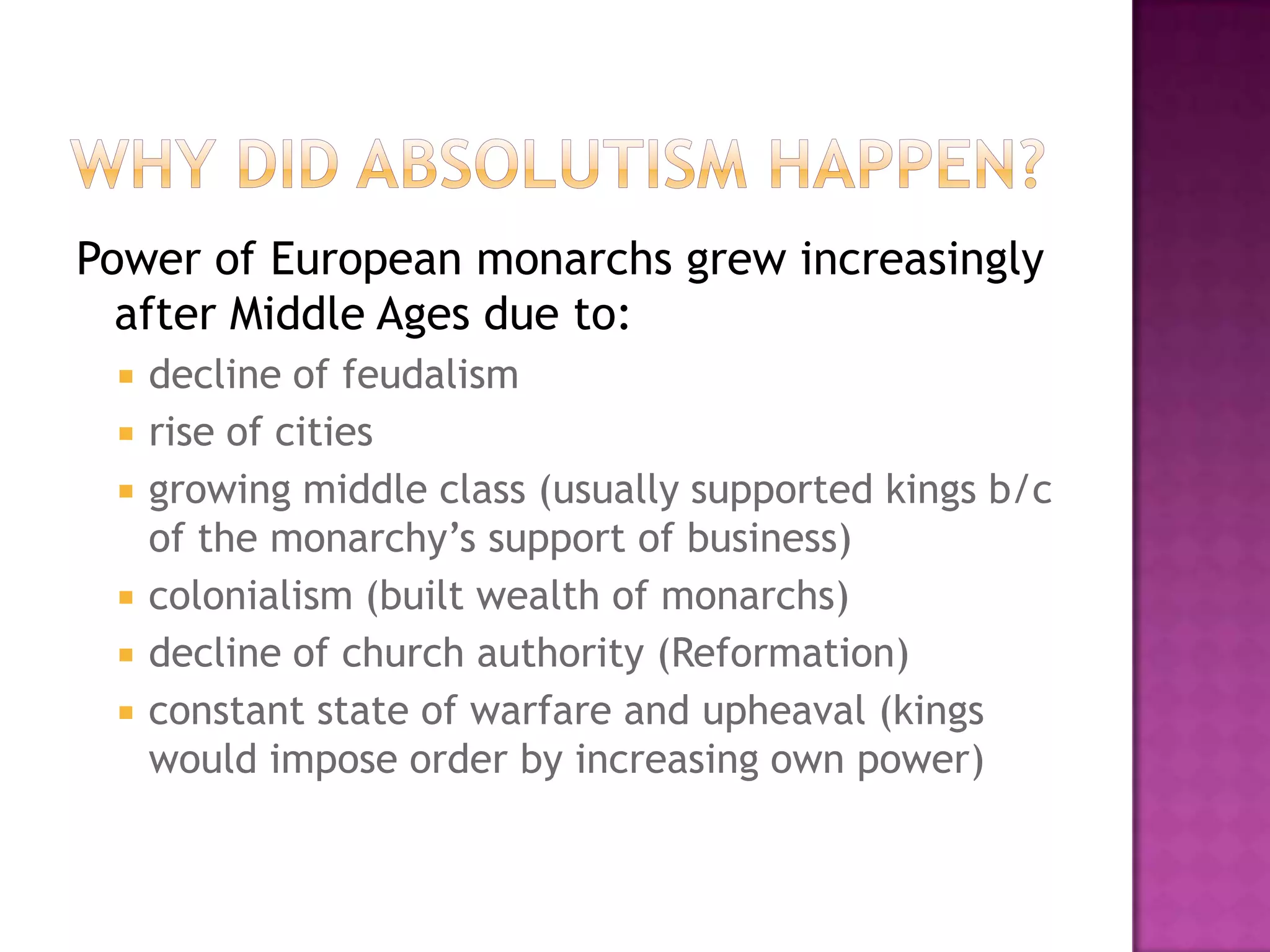 What is Absolutism? | PPTX