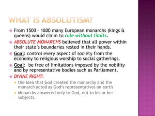 What is Absolutism? | PPTX