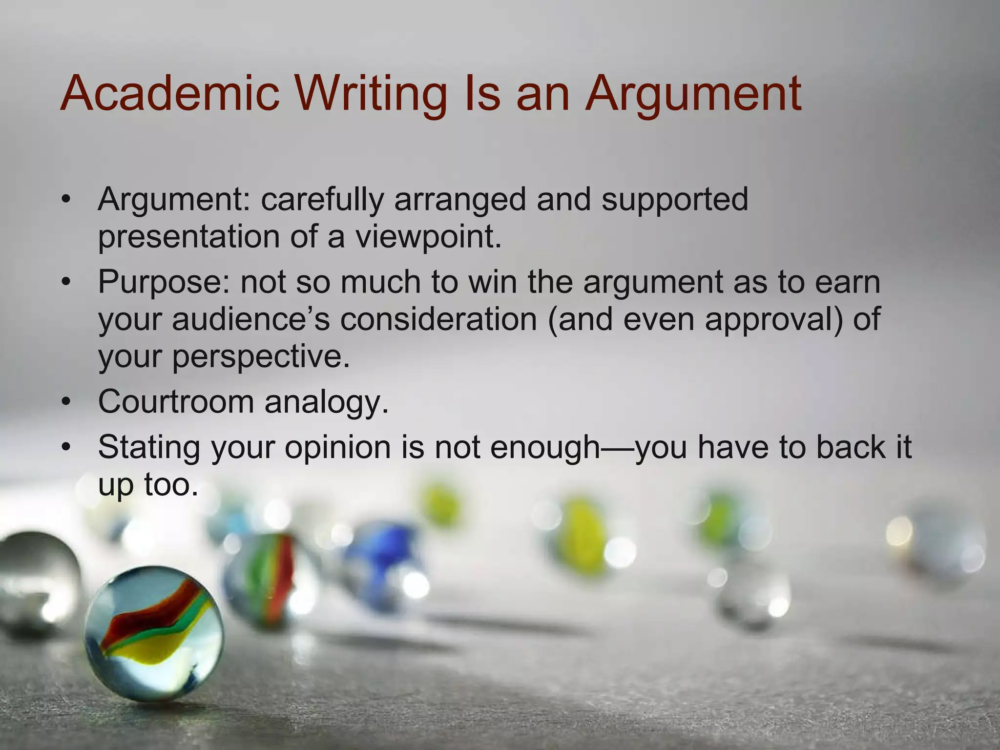 What is academic writing | PPT