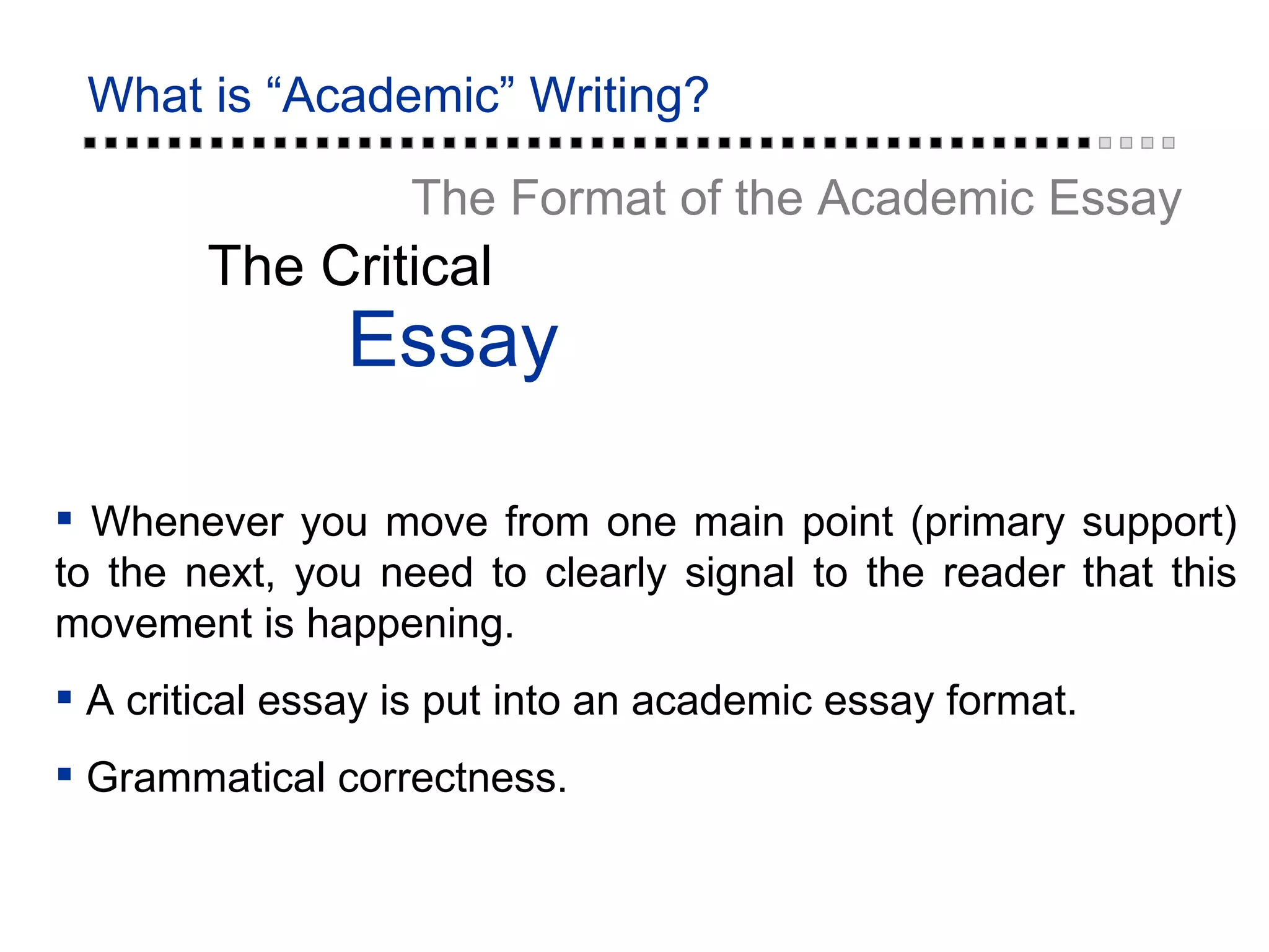 What is academic writing | PPT