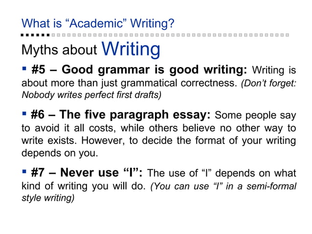 What is academic writing | PPT | Education