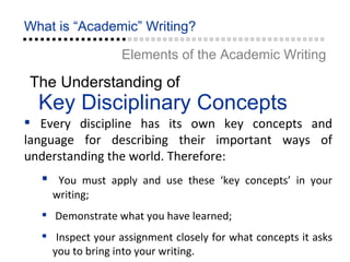 What is academic writing | PPT