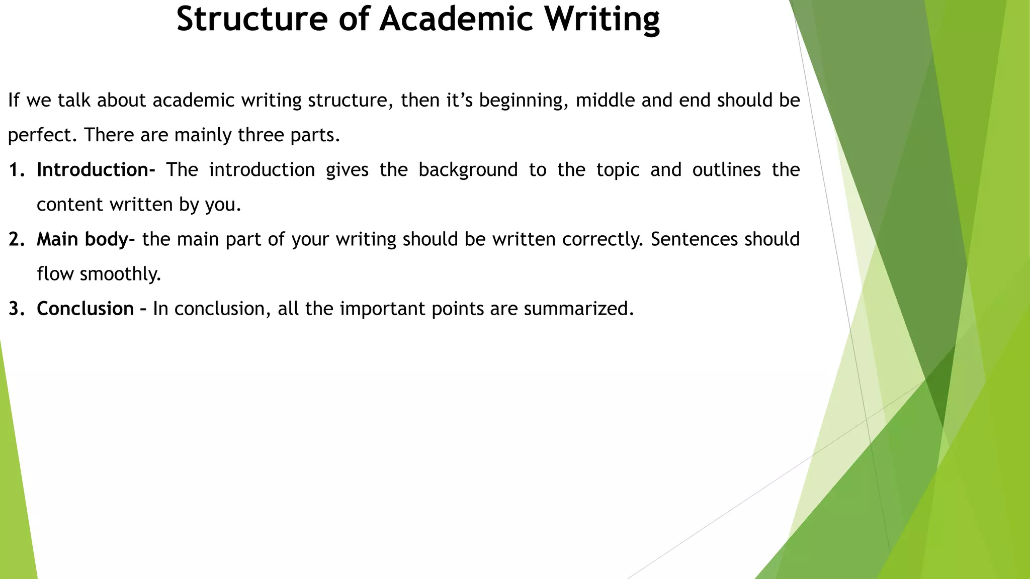 What is Academic Writing? Types of Academic Writing | PPTX