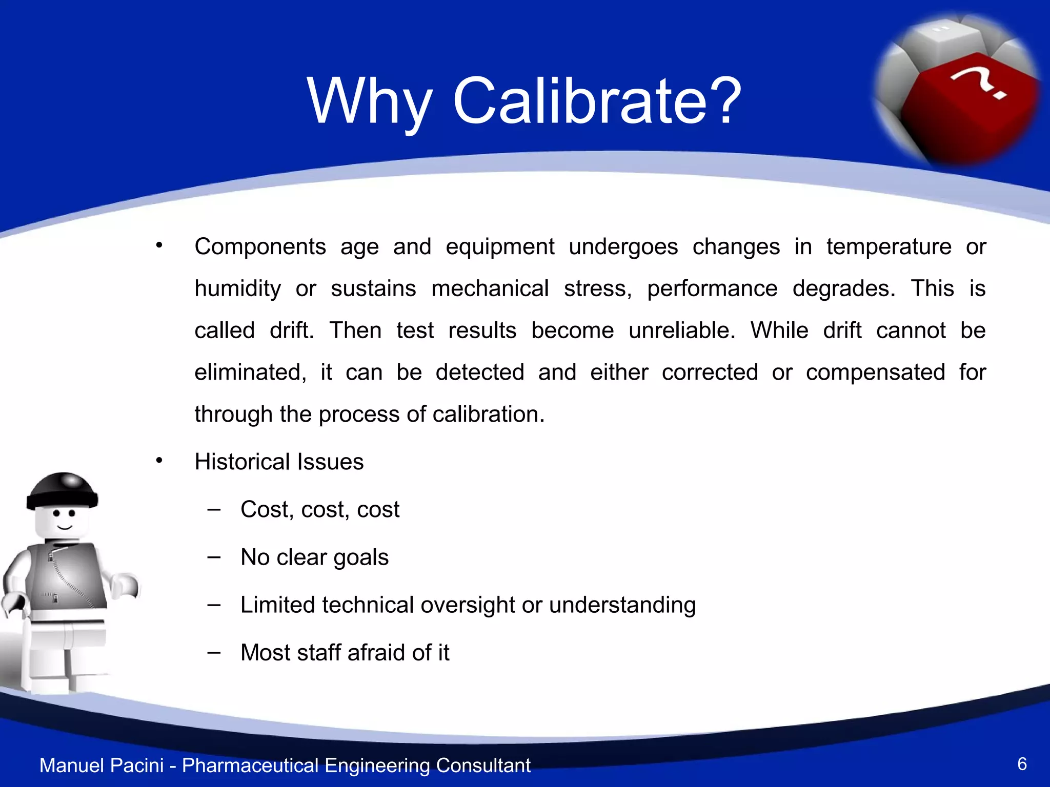 What is a calibration master Plan? | PPT