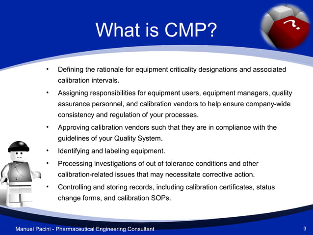 What is a calibration master Plan? | PPT | Pharmaceutical Industry ...