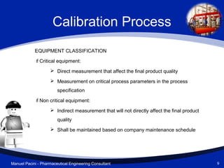 What is a calibration master Plan? | PPT