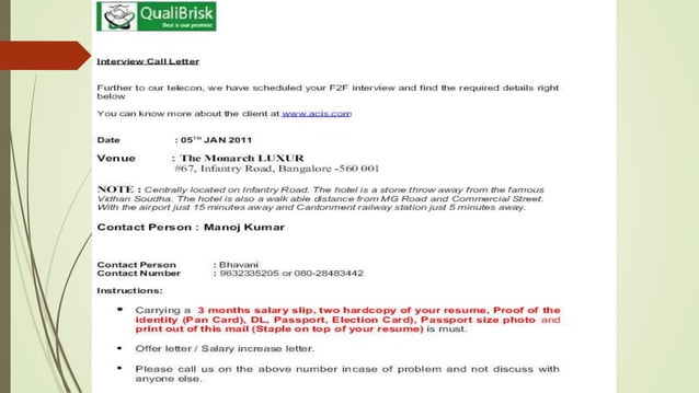 What is a call letter | PPT