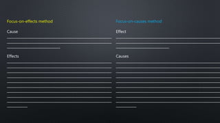What is a cause effect paragraph? Part-I | PPT