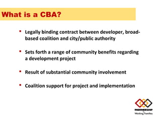 Winning a Community Benefit Agreement by Jennifer Epps-Addison, J.D. | PPT