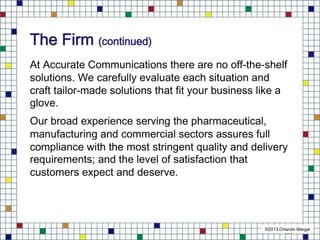 What is Accurate Communications? | PDF