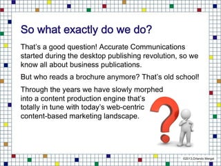 What is Accurate Communications? | PDF