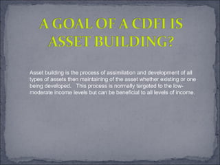 What is a CDFI and why do we need one | PPT