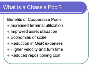 What Is A Chassis Pool | PPSX