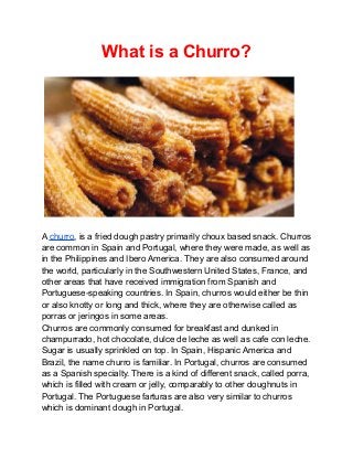What is a Churro? | PDF