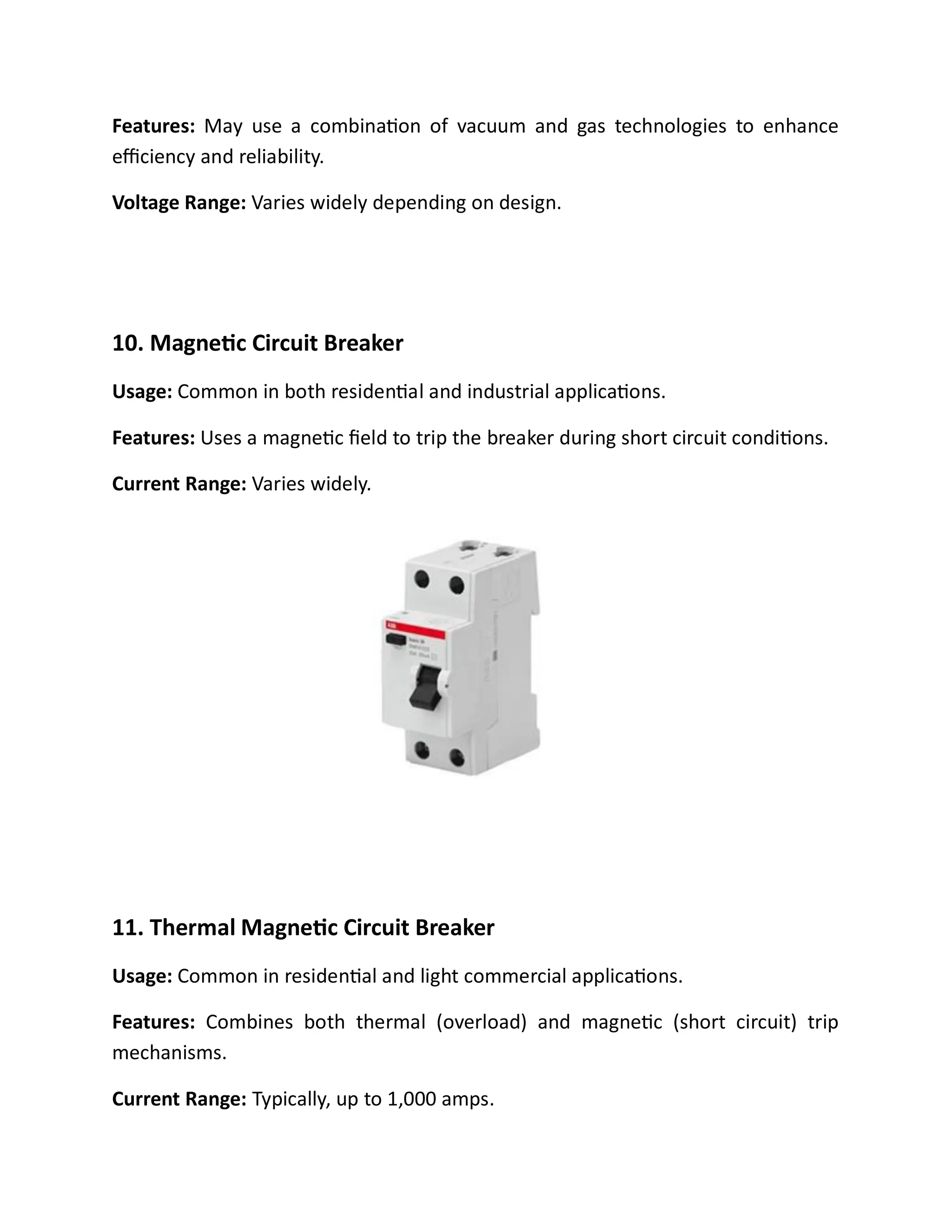 What is a circuit breaker and what is its primary function in an ...